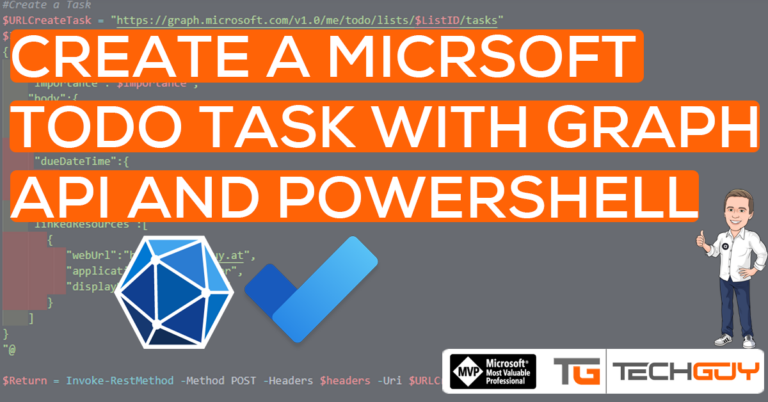 Create Microsoft Todo Task With Powershell And Microsoft Graph Api Techguy