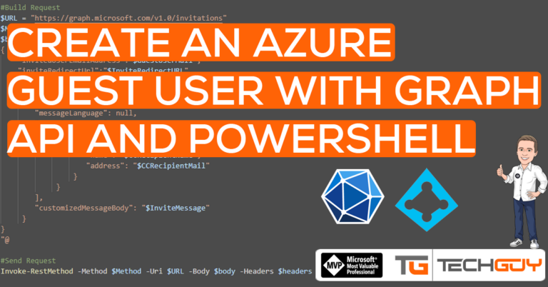 Create Azure Guest User With Powershell And Ms Graph Api Techguy
